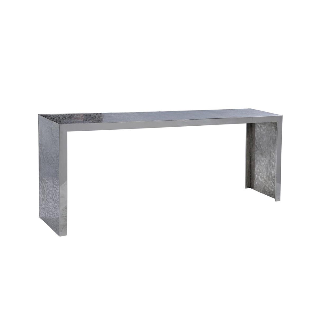 Viper Silver Textured Console Table (2 Sizes Available) – Deborah l kerbel