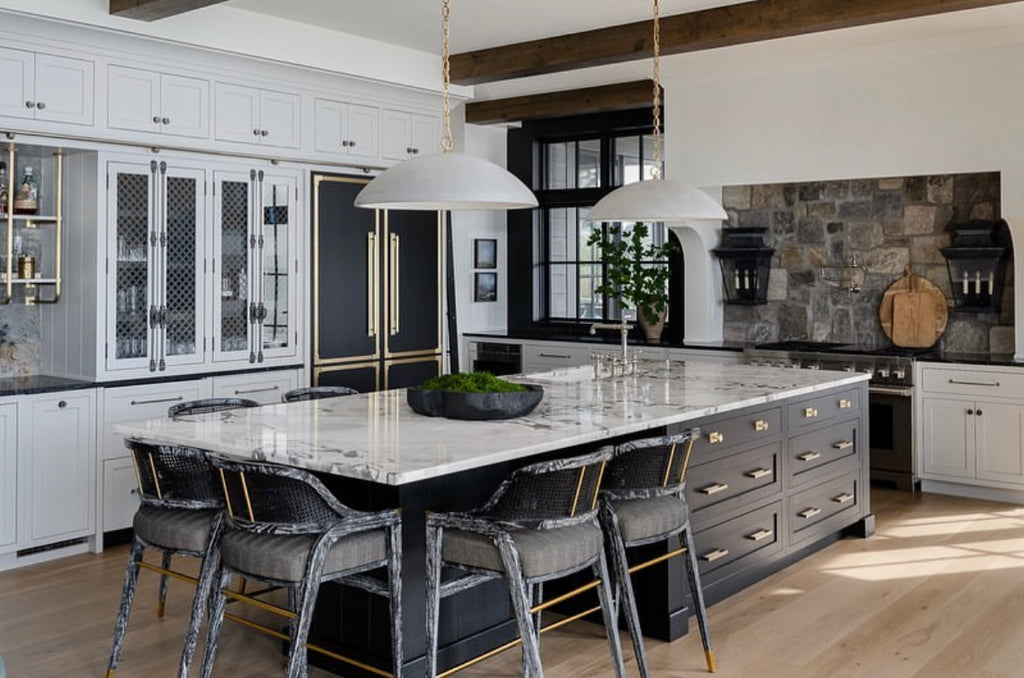 Eden Black & Natural Linen Counter Stool – Deborah l kerbel